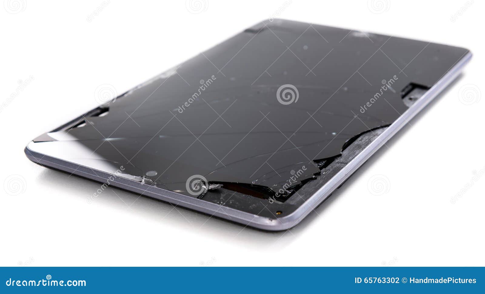 A broken tablet computer stock photo. Image of repair - 65763302