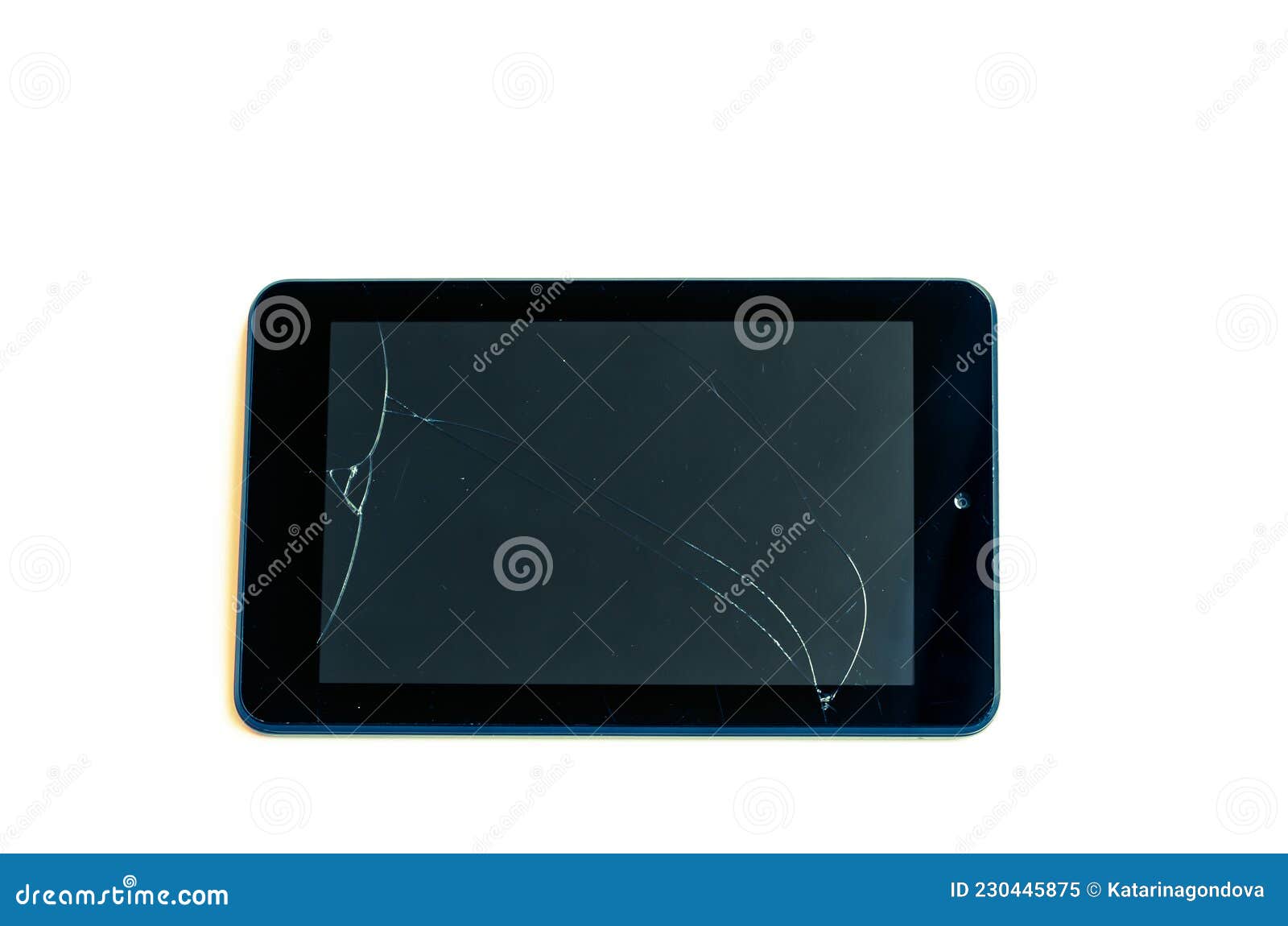 Broken tablet stock image. Image of broken, internet - 230445875