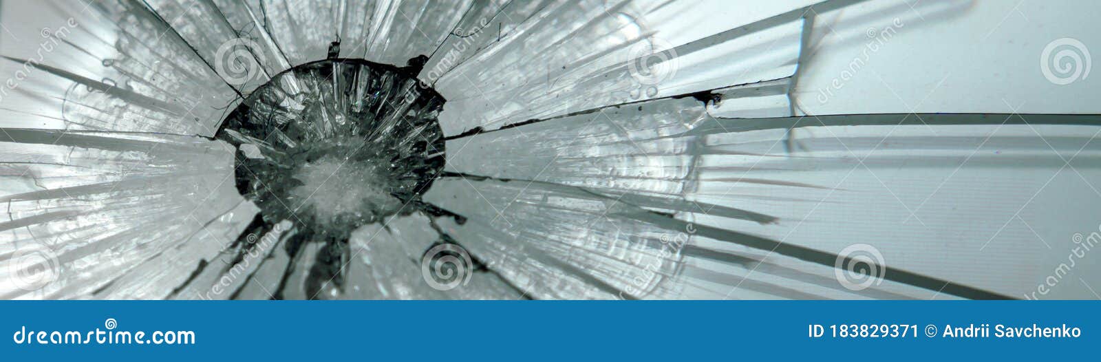 Broken Tablet Screen Close Up Toned. Panoramic Image Stock Image ...