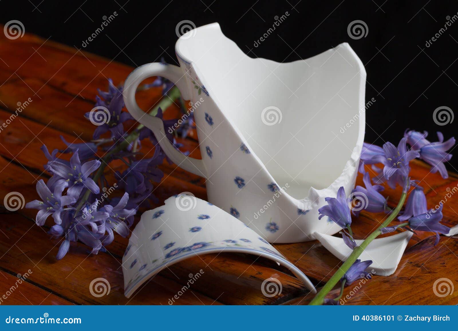 Broken tea cup stock image. Image of side, view, pieces - 40386101