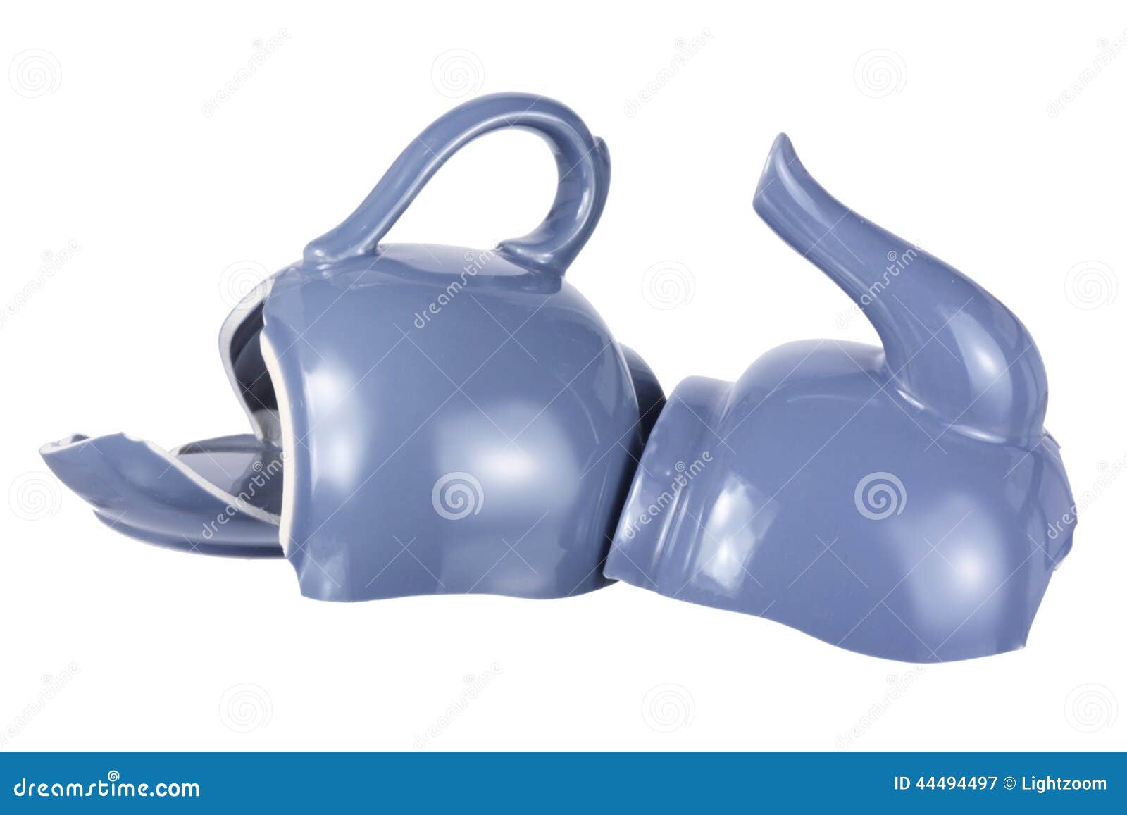Broken Teapot stock image. Image of porcelain, still - 44494497
