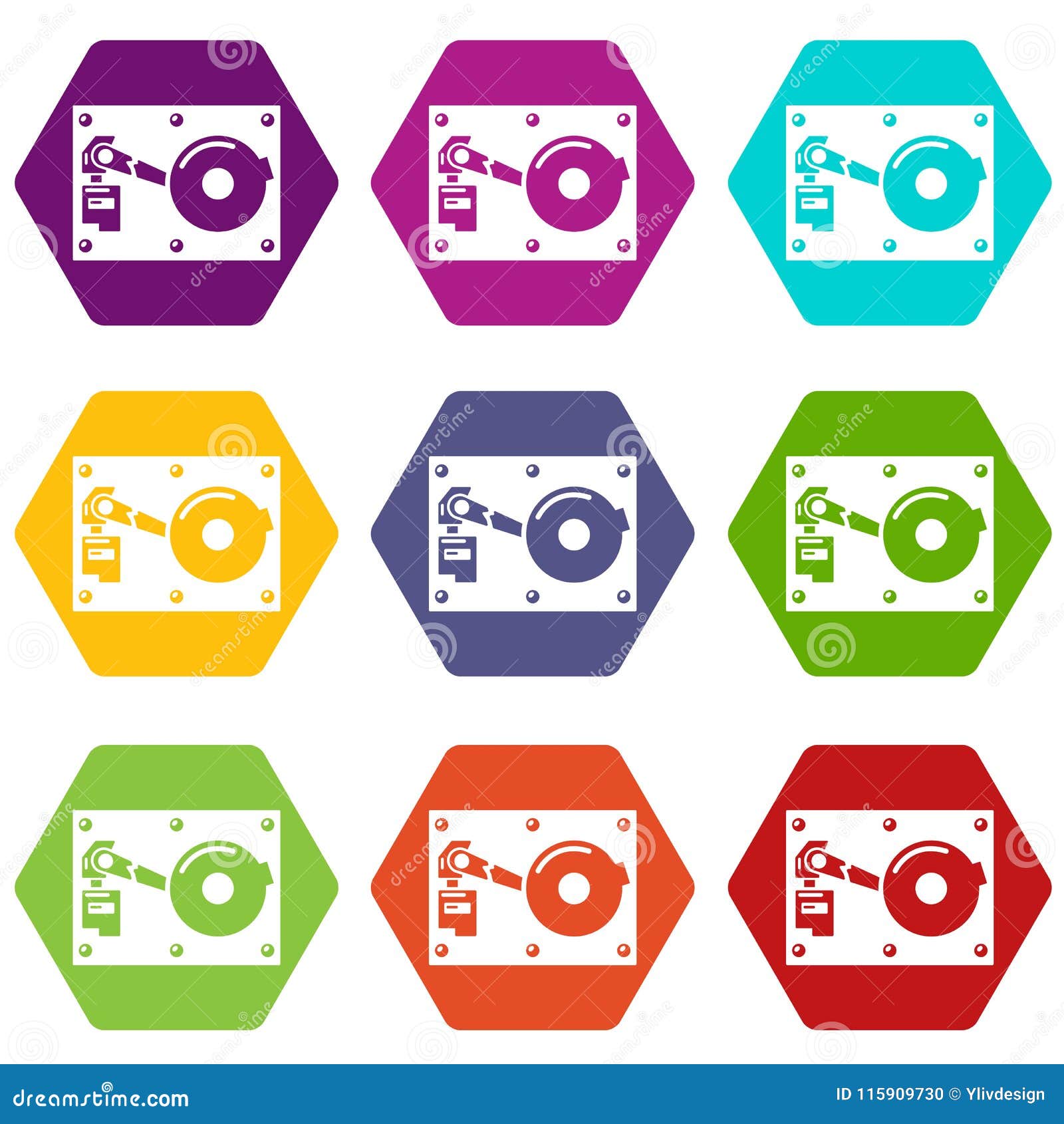 Broken Technology Icons Set 9 Vector Stock Vector - Illustration of ...