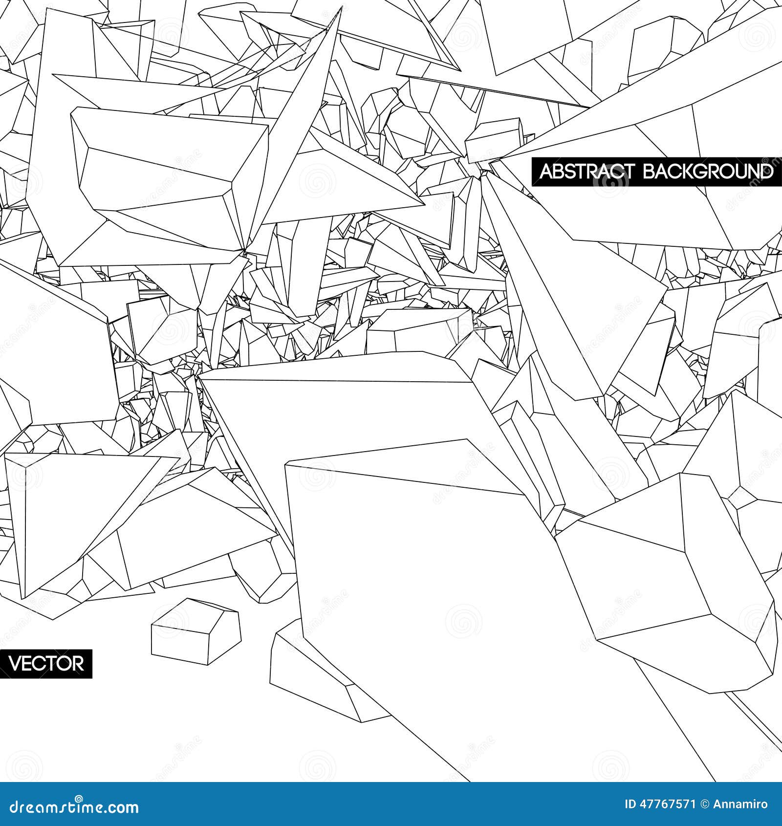 Broken Texture. Abstract Background Stock Vector - Illustration of ...