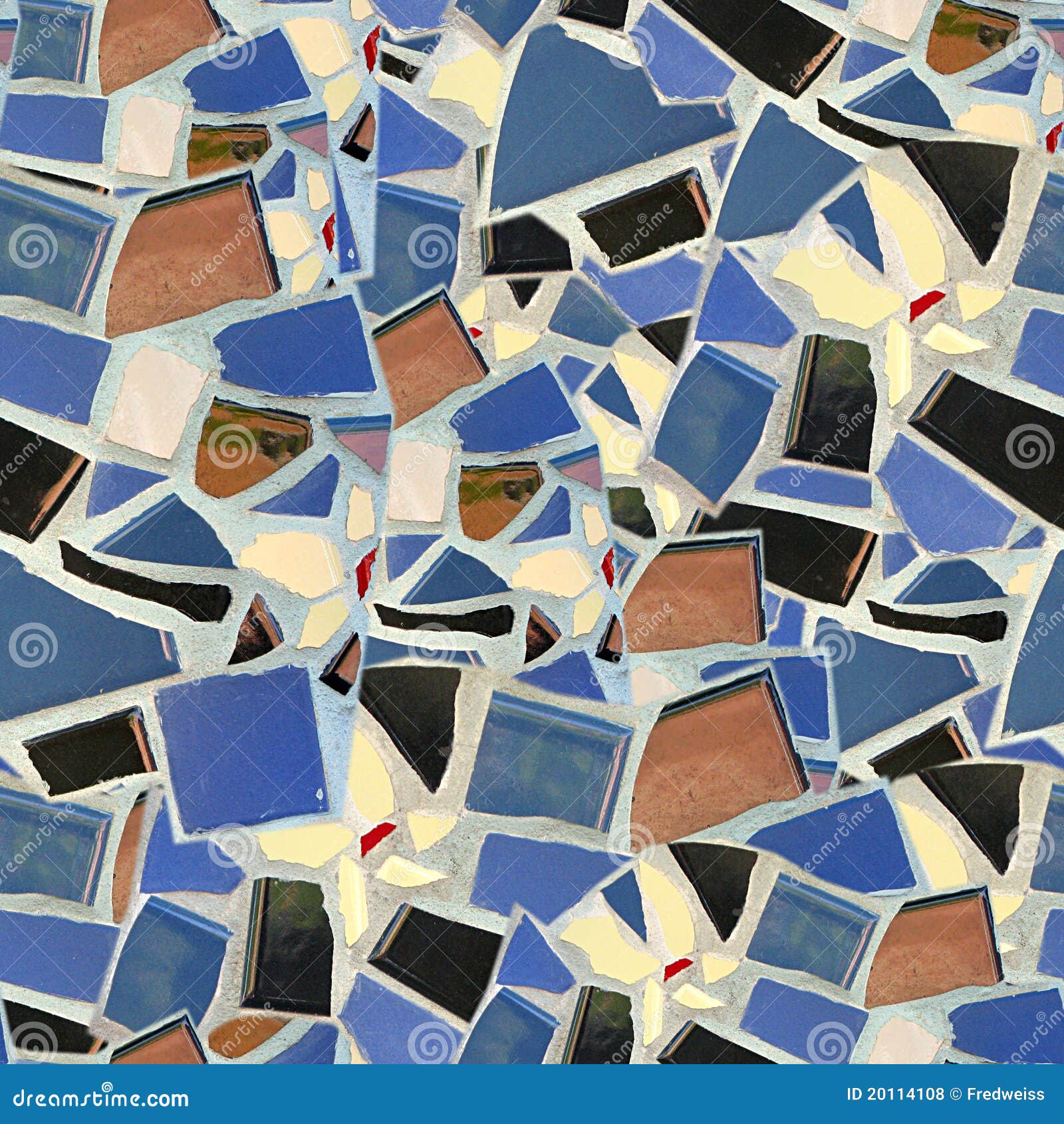 Broken Tile Mosaic stock photo. Image of ceramic, mosaic - 20114108