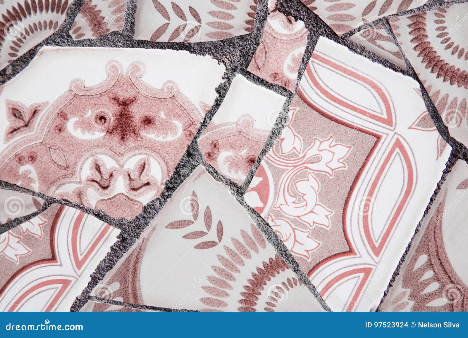 Broken tile stock photo. Image of floor, house, home - 97523924