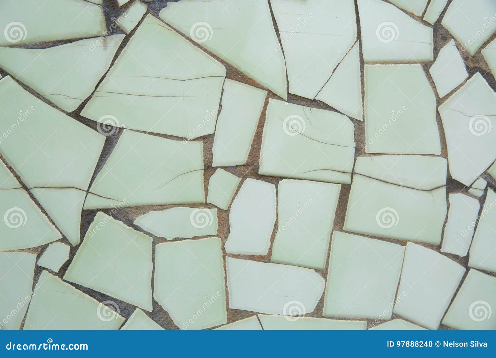 Broken tile stock photo. Image of mosaic, element, seamless - 97888240