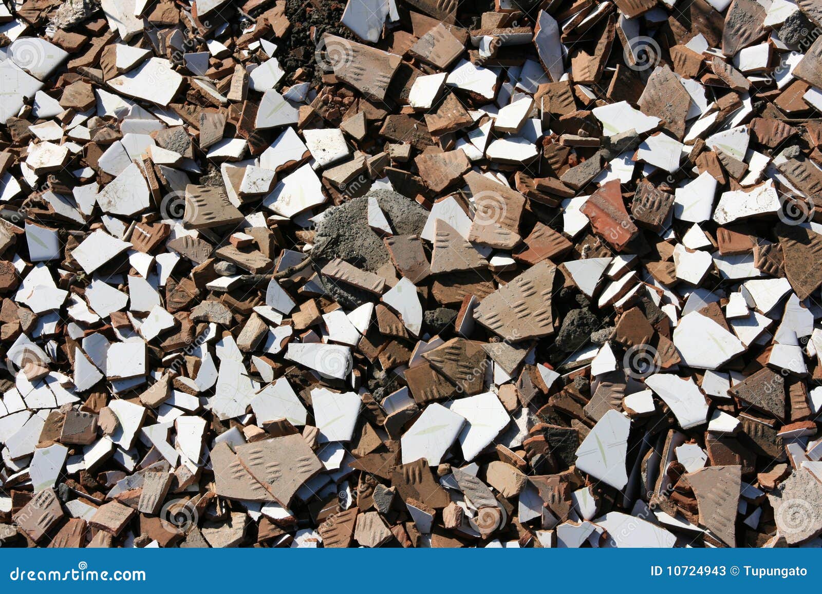 Broken tiles stock image. Image of building, tiling, broken - 10724943