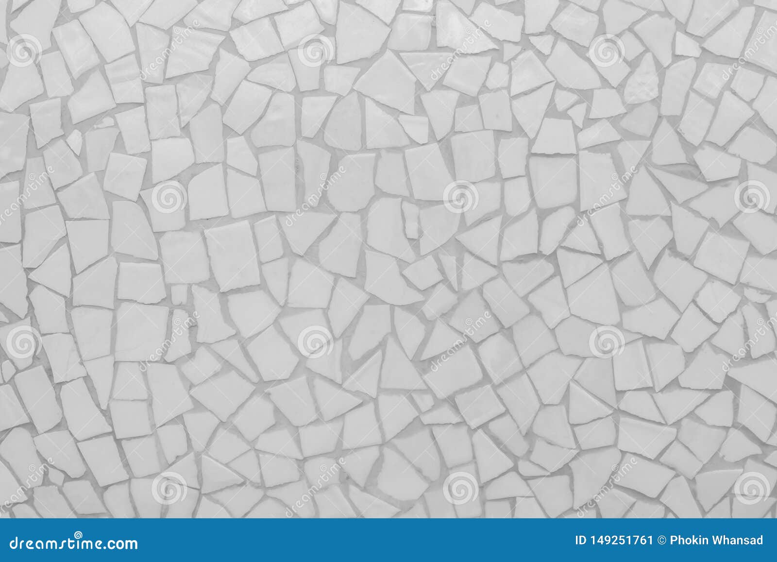 Broken Tiles Mosaic Seamless Pattern Stock Illustration - Illustration ...