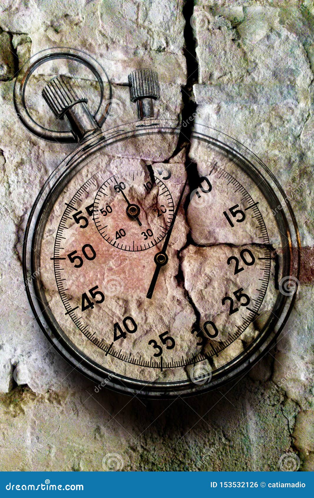 Broken Time Grunge Background Stock Photo - Image of backdrop, cracks ...