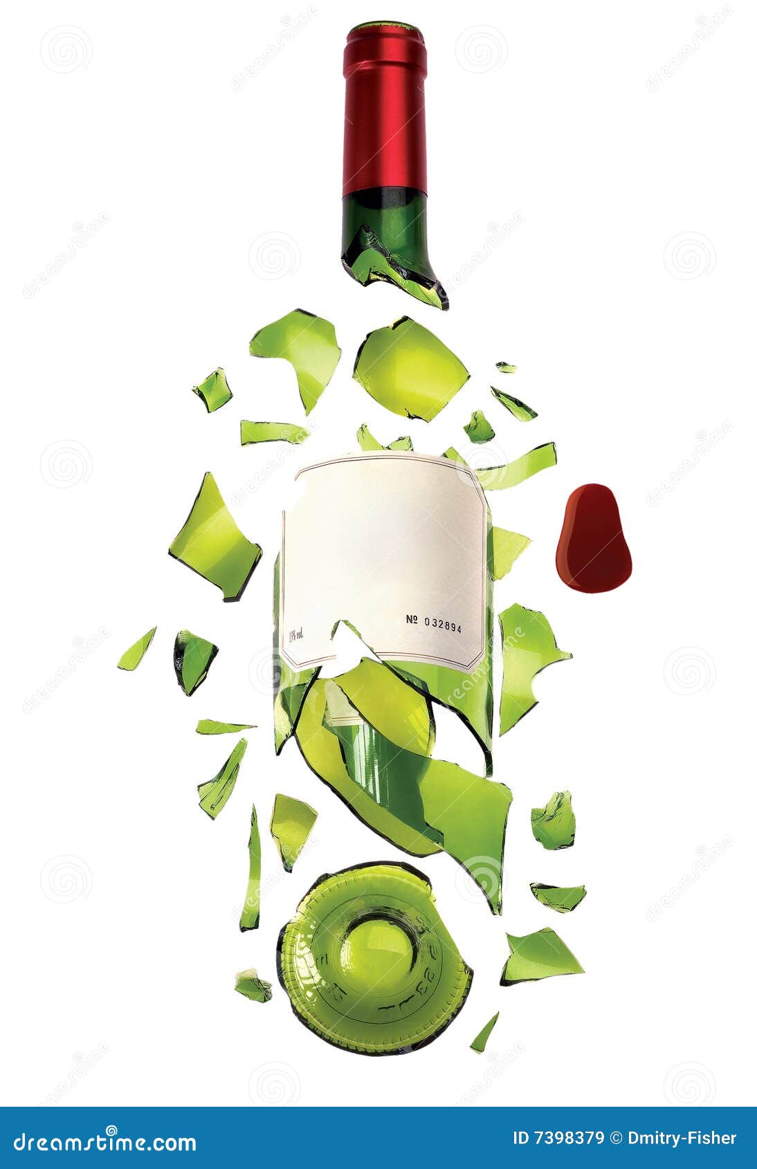 Broken to pieces. stock image. Image of garbage, glass - 7398379