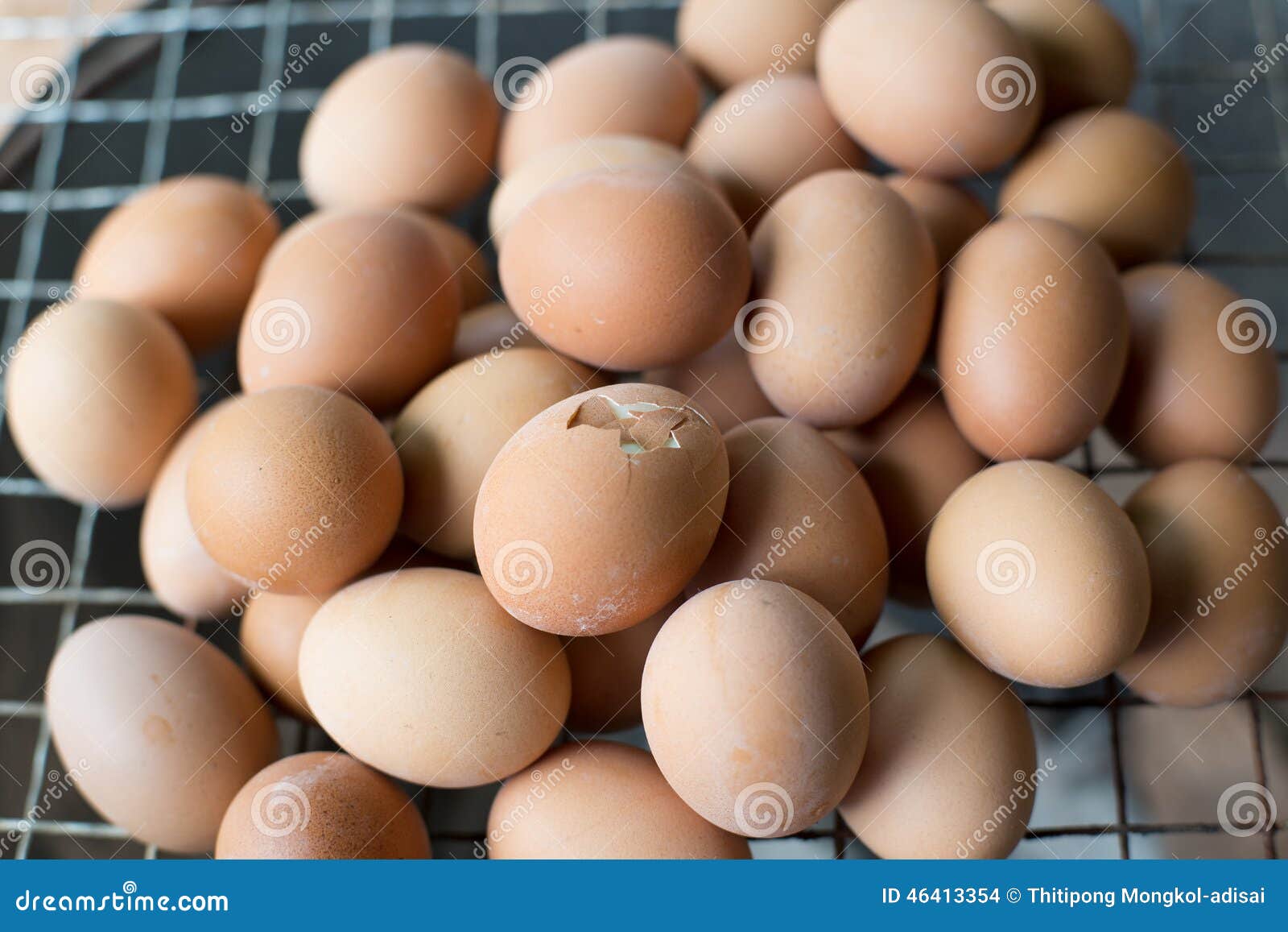 Broken toast egg stock photo. Image of meal, breakfast - 46413354