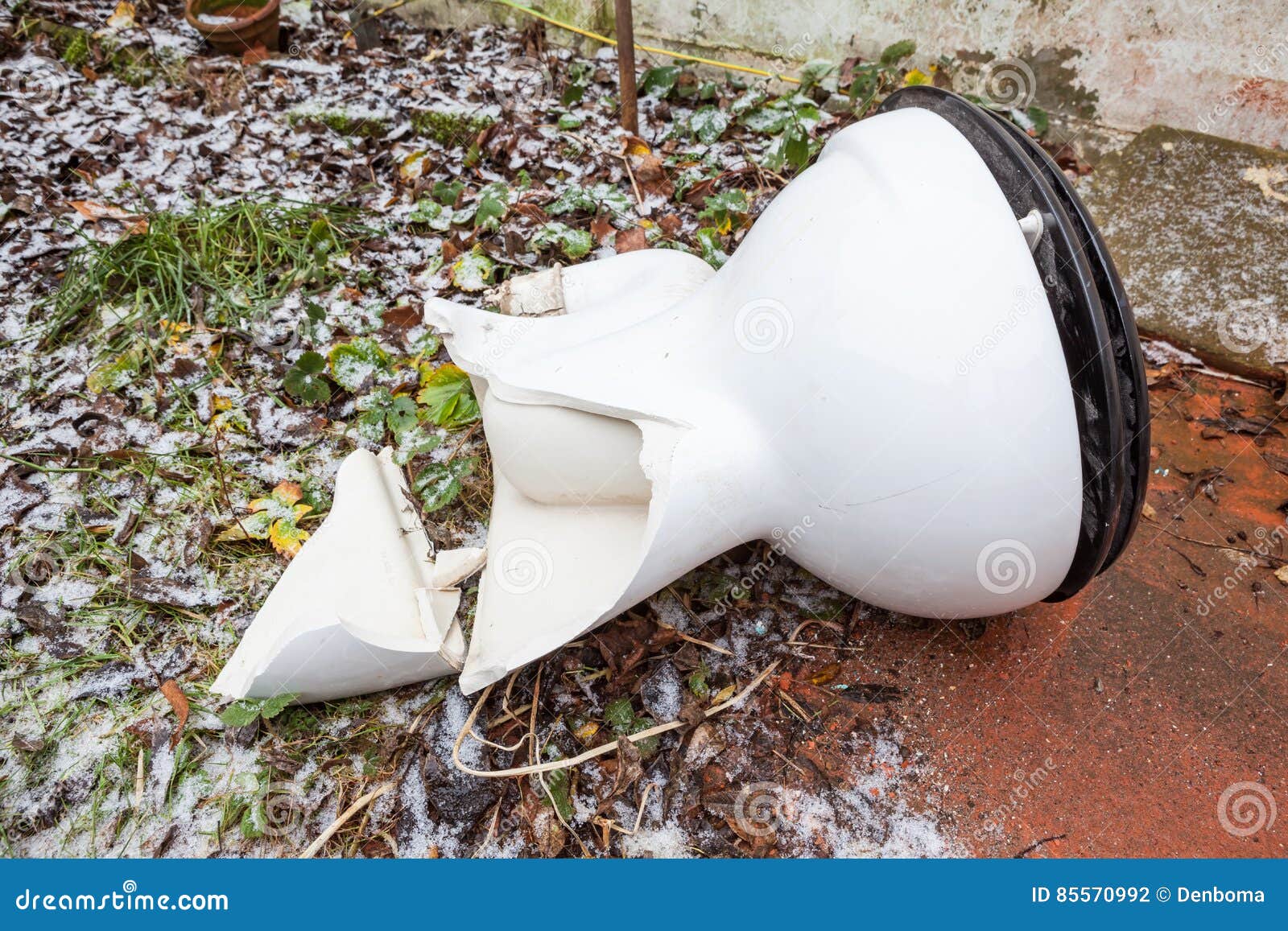 Broken Toilet Flushing Mechanism Stock Photo | CartoonDealer.com #44681088