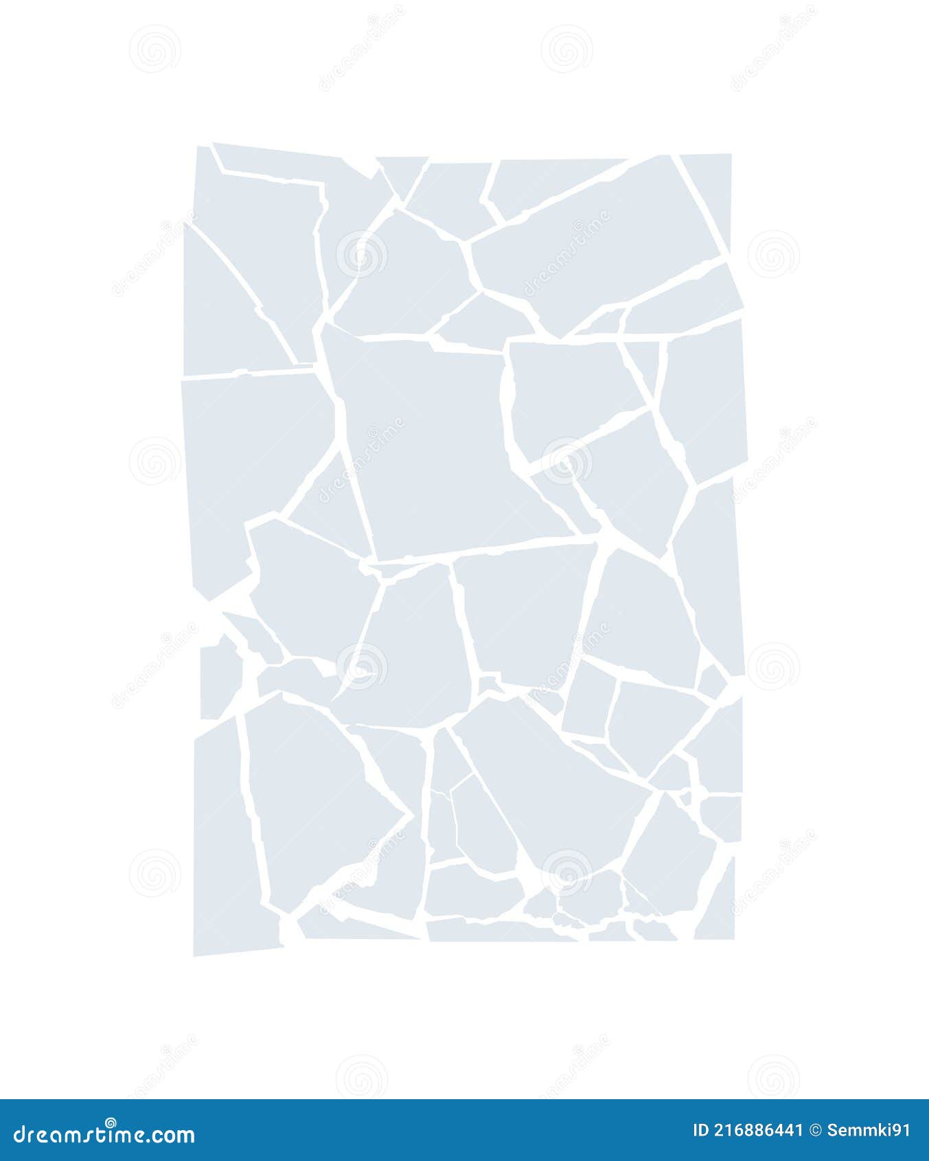 Abstract Shatter Destruction Background. Broken Debris Pieces, Black ...