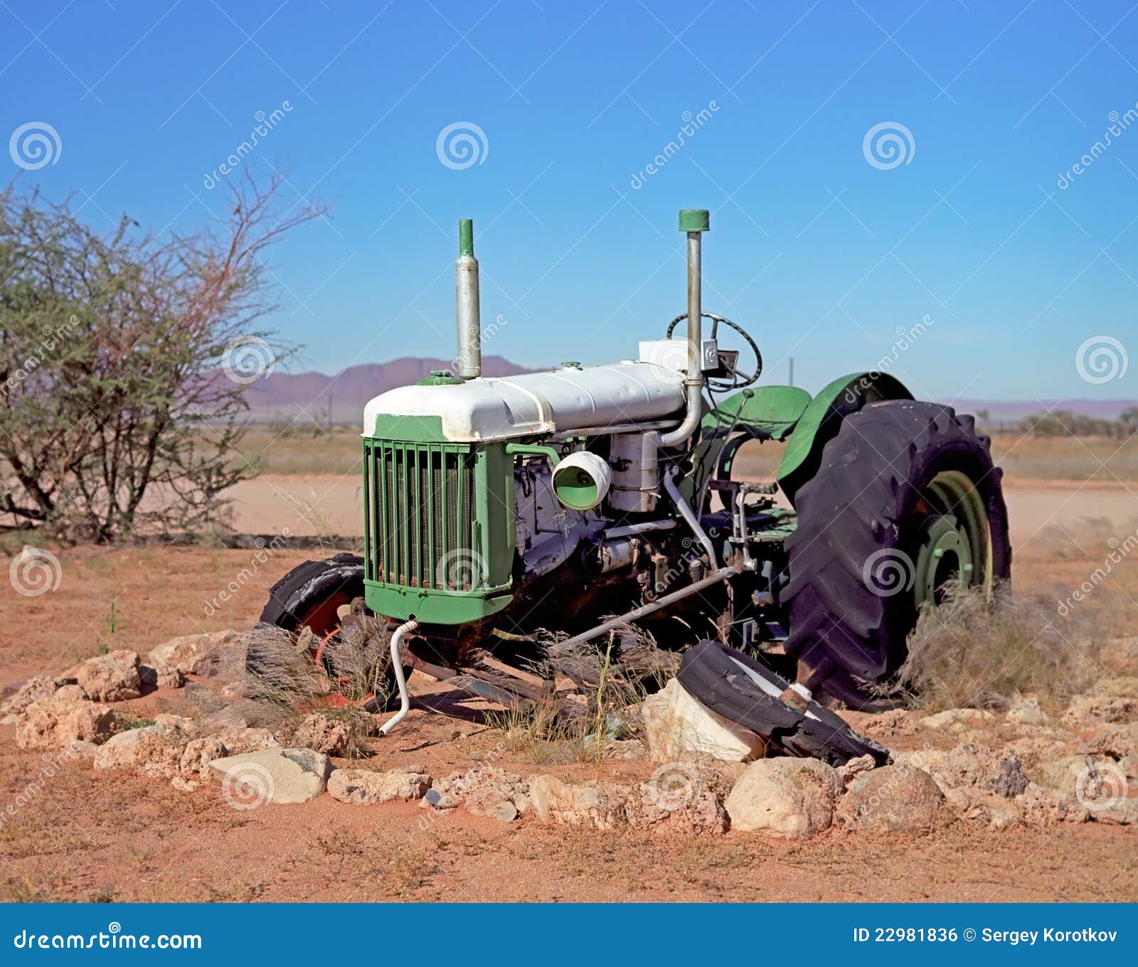 Broken tractor stock photo. Image of tool, relic, iron - 22981836