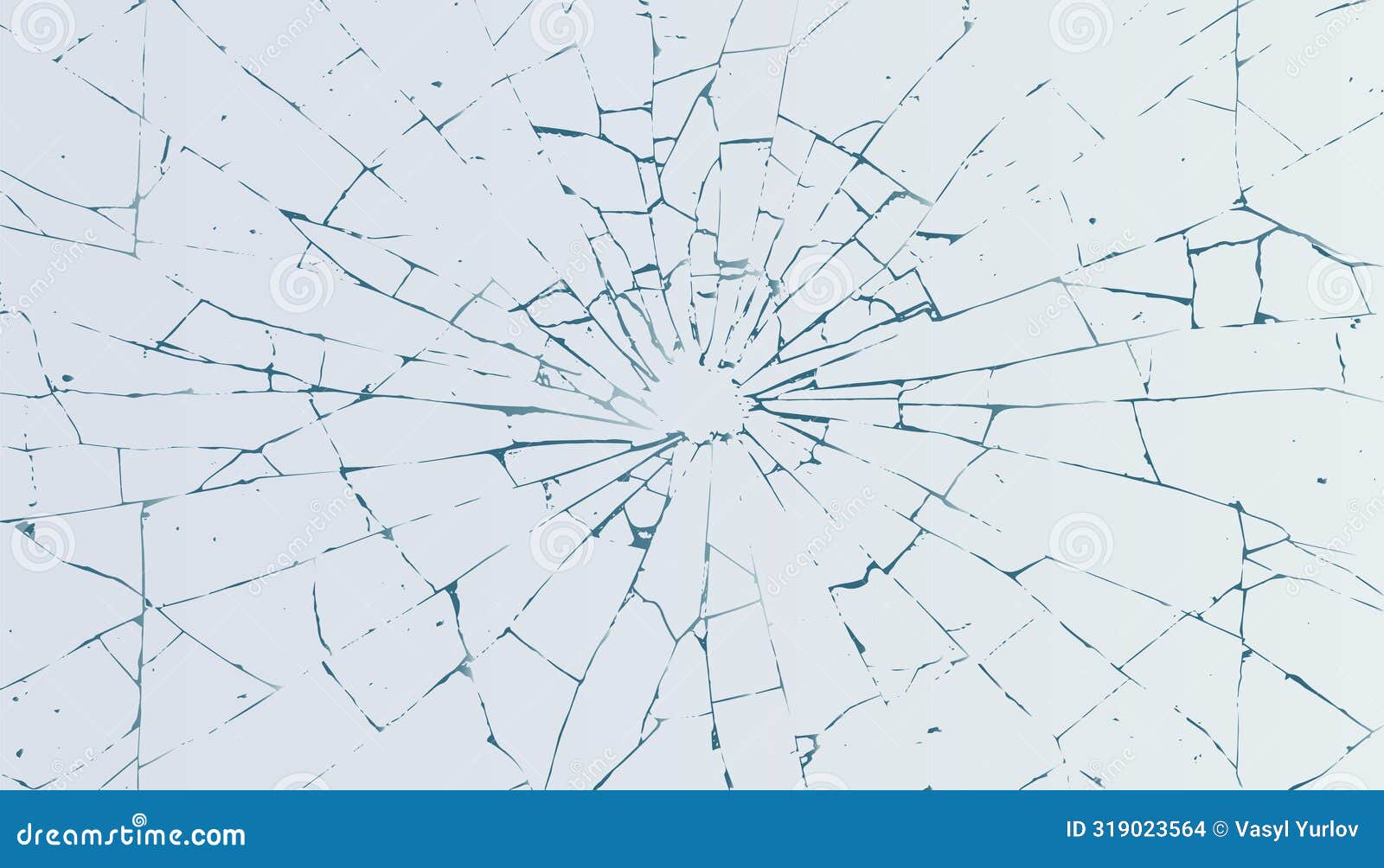 Broken Transparent Glass Vector Template for a Design Background ...