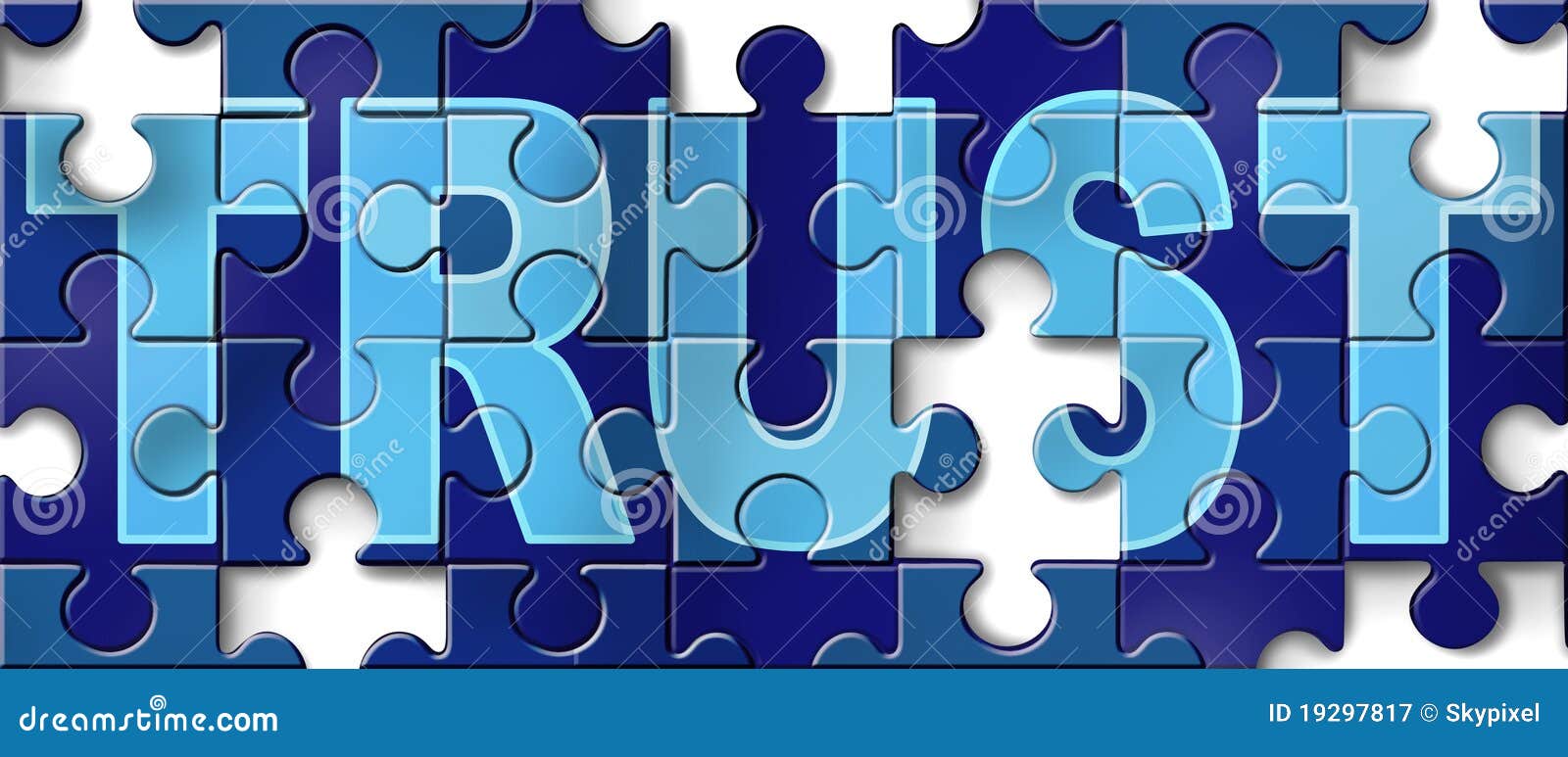 Broken Trust, Word Crashed Into Pieces Stock Photo | CartoonDealer.com ...