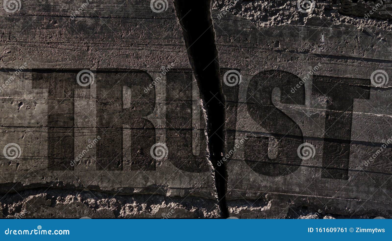 Broken Trust Symbol Royalty-Free Stock Image | CartoonDealer.com #18671872