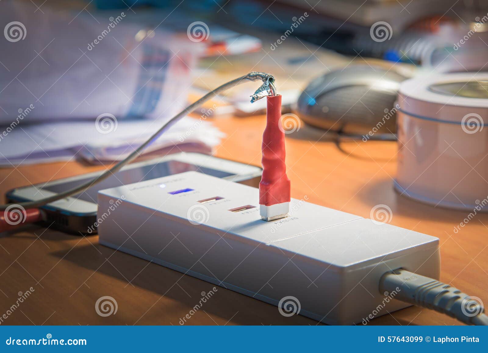 Broken usb charger cable stock image. Image of symbol - 57643099