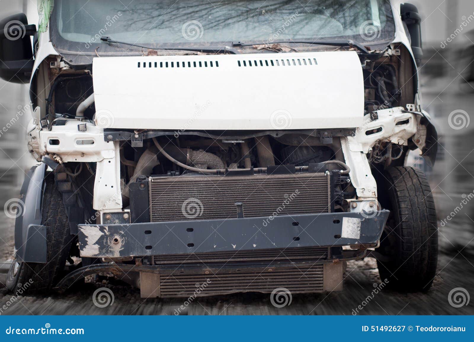 Broken van stock image. Image of rapid, green, ride, fast - 51492627
