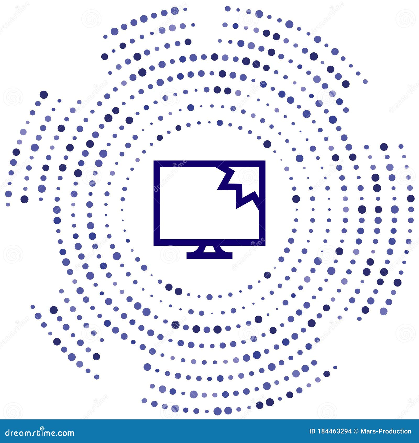 Broken Vector Icon. Broken Editable Stroke. Broken Linear Symbol for ...