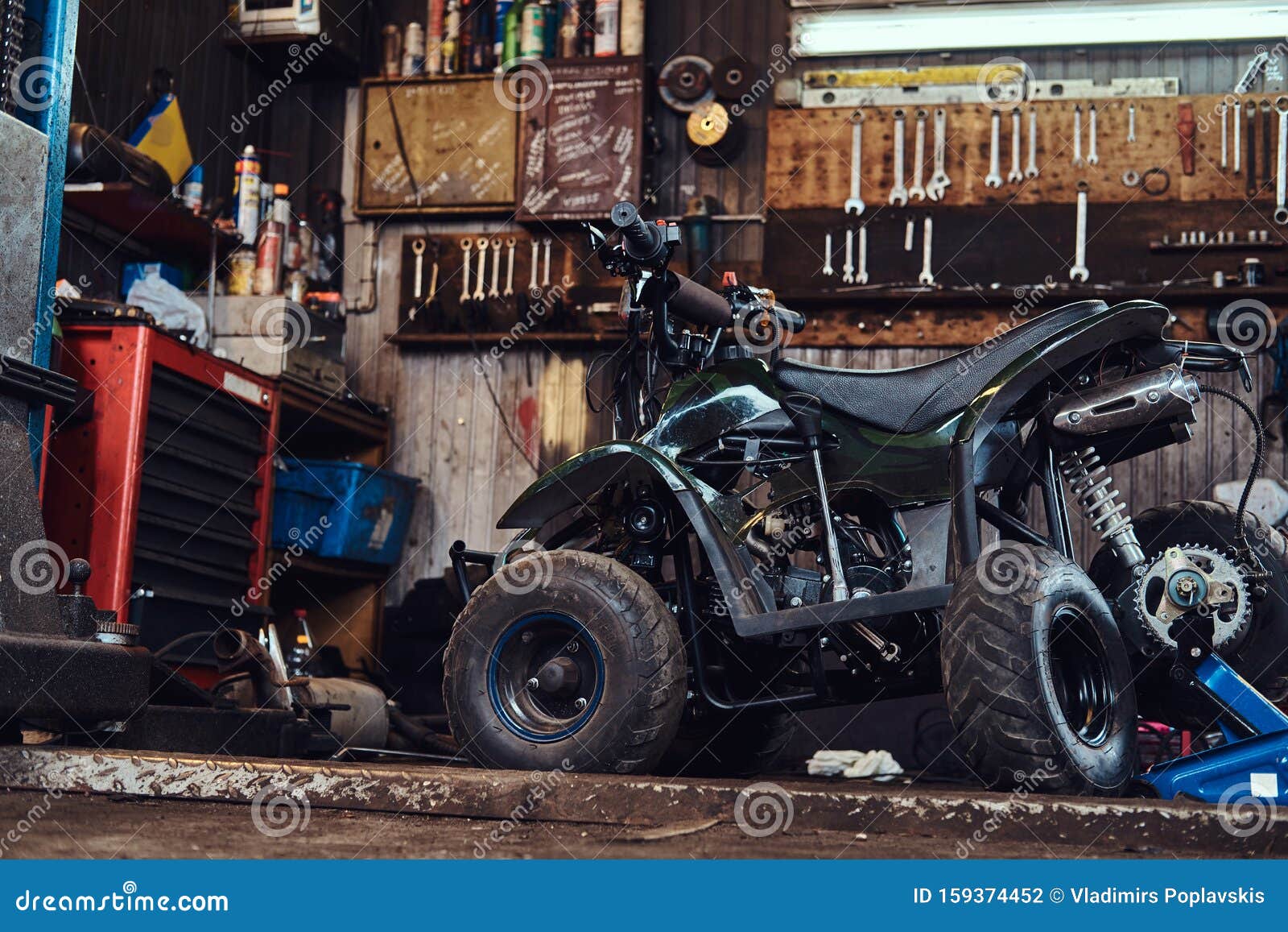 Broken Vehicle at Ato Service Workshop Stock Photo - Image of ...