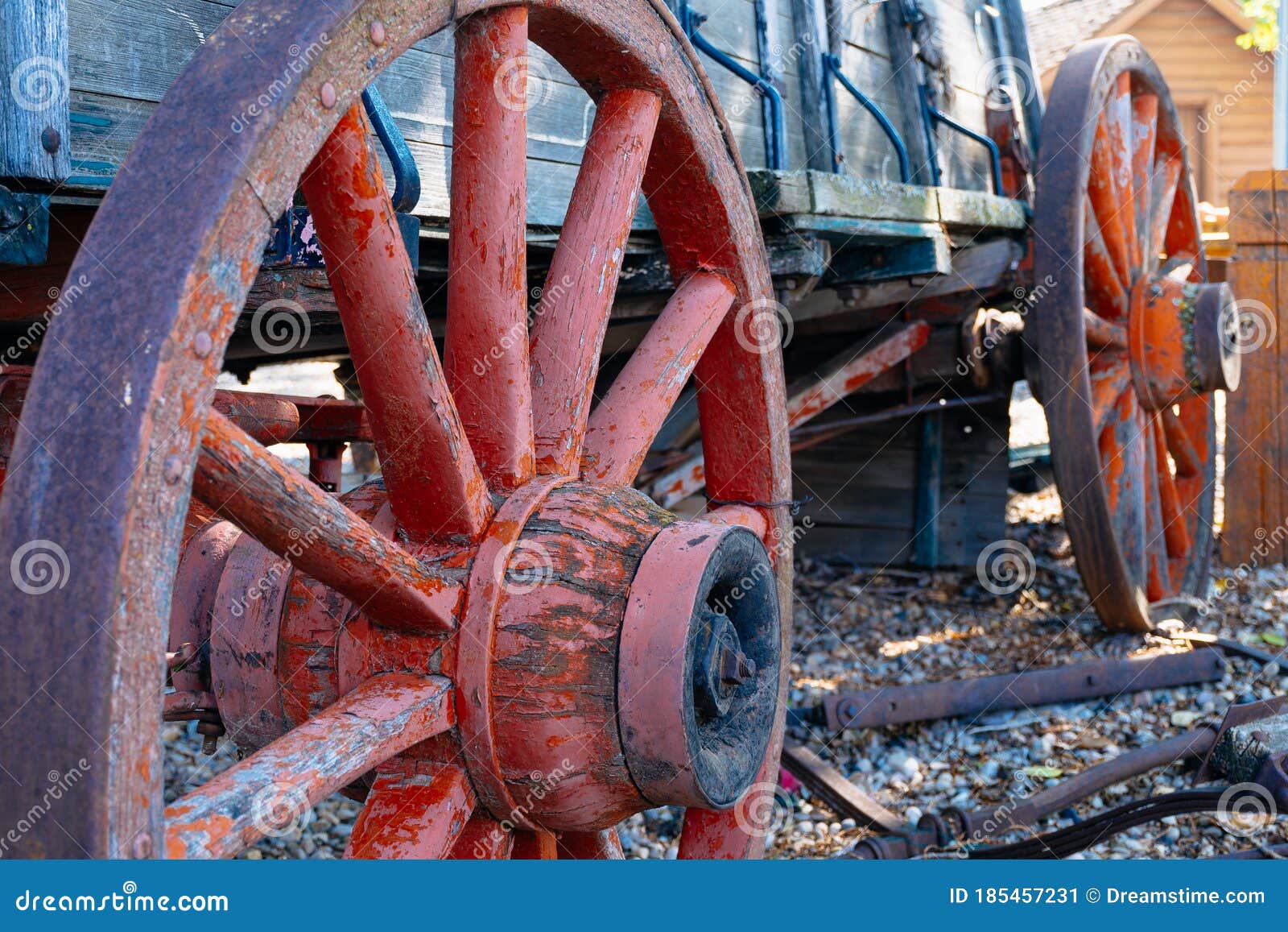 Broken Wagon, Abandoned, and Rustic Stock Image - Image of farm ...
