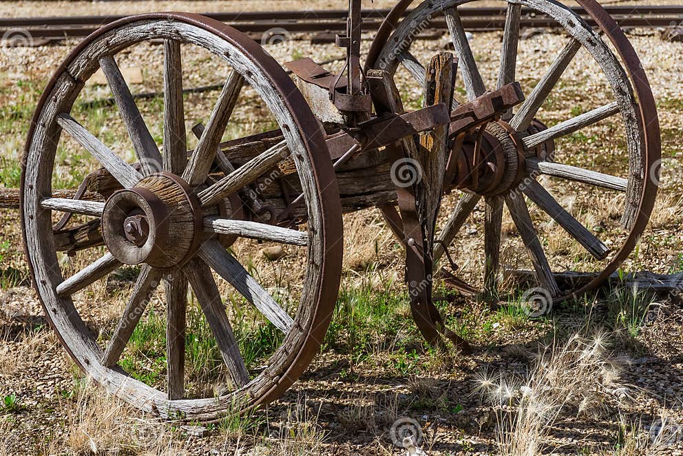 Broken Wagon, Abandoned, and Rustic Stock Image - Image of wood, rural ...