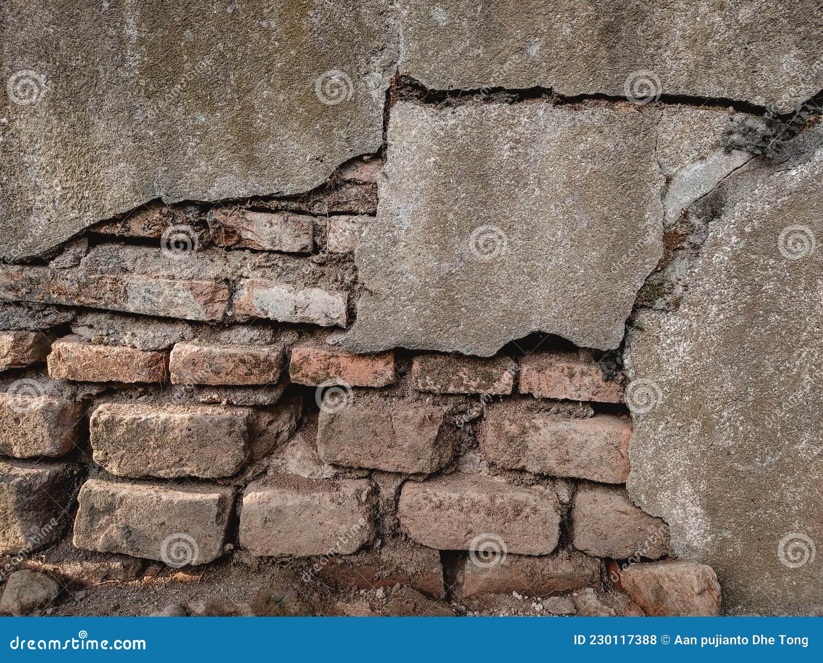 The broken wall stock photo. Image of ruins, brickwork - 230117388