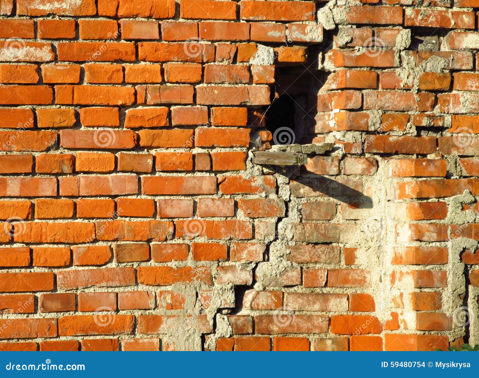 Broken wall stock photo. Image of devastation, building - 59480754