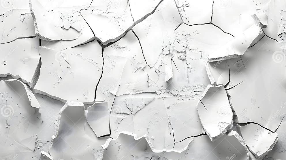 A Broken Wall Texture Background Stock Illustration - Illustration of ...