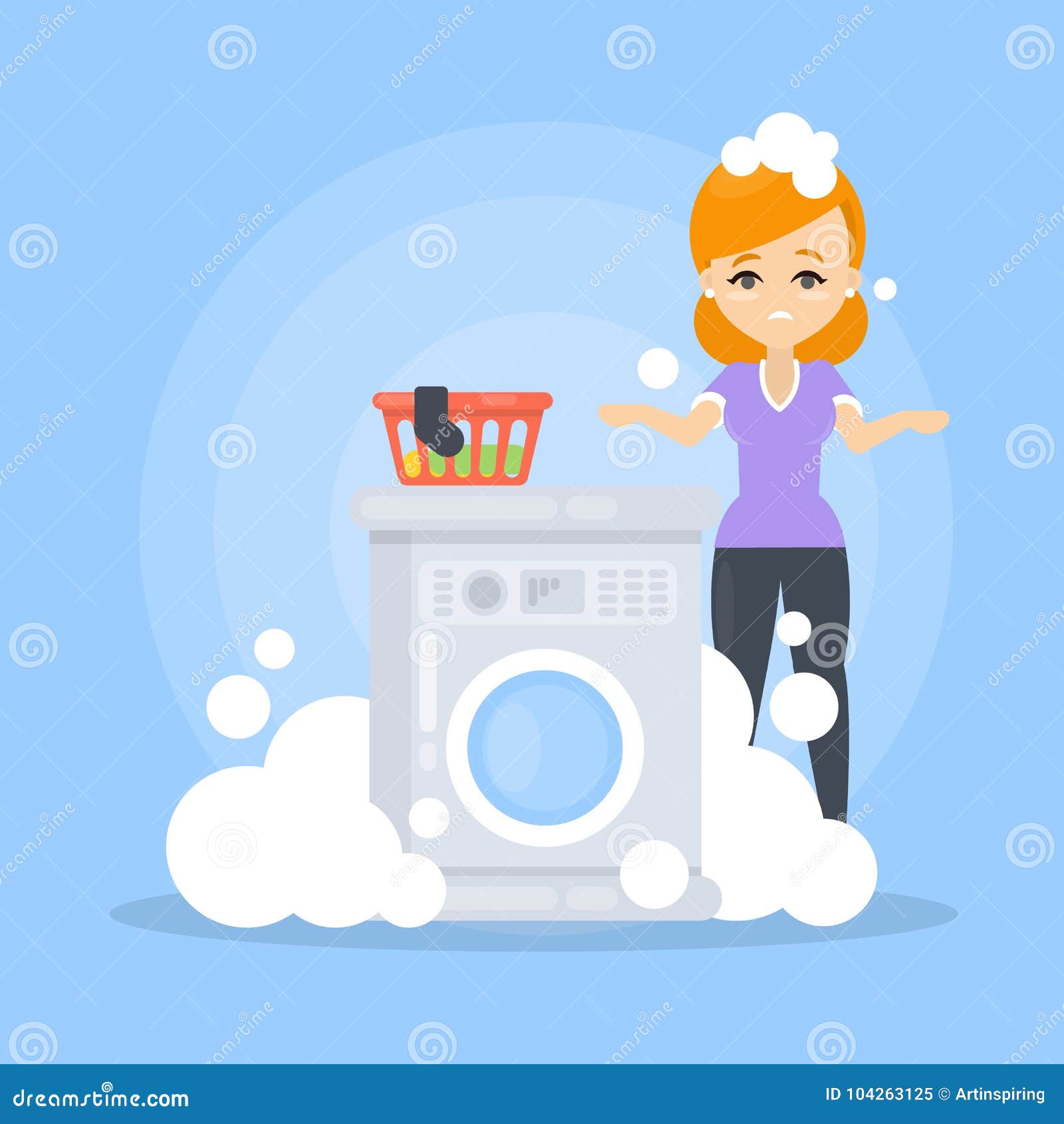 Washing Machine Royalty-Free Cartoon | CartoonDealer.com #33973625