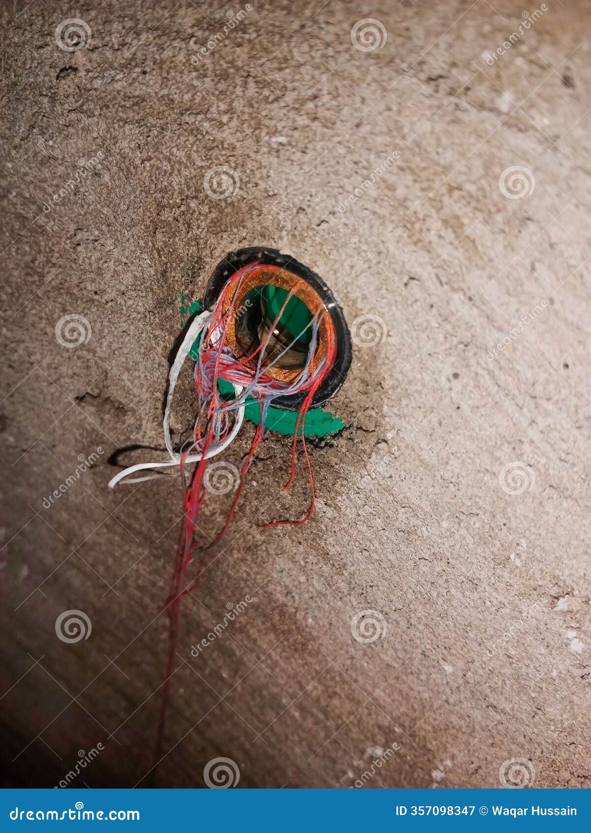 Broken Water Pipe in Bathroom the Image Shows a Broken Pipe with ...