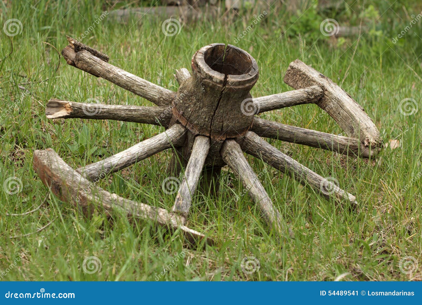 Broken wheel stock image. Image of culture, farming, vintage - 54489541