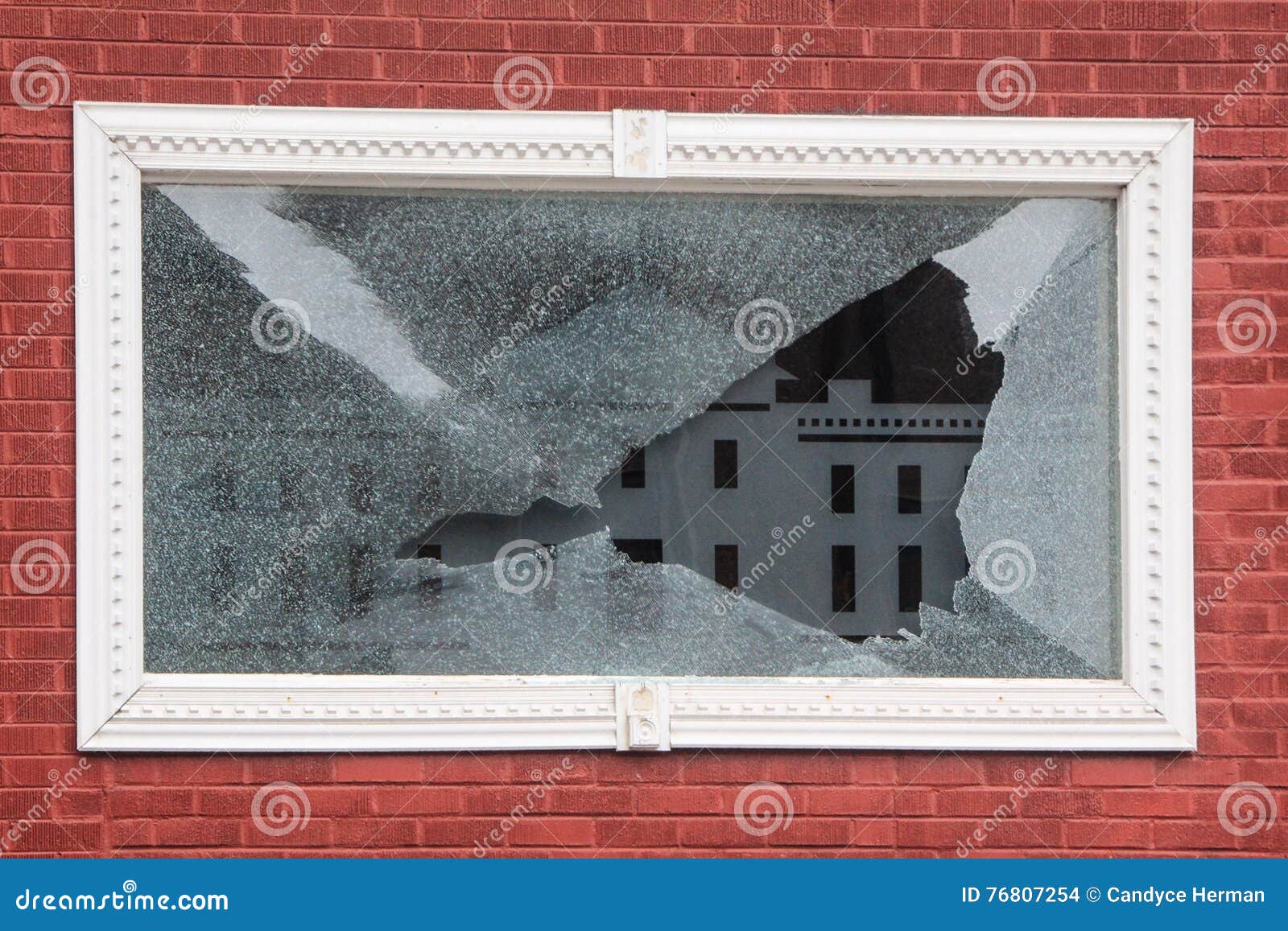 Broken White Window Frame stock photo. Image of frame - 76807254
