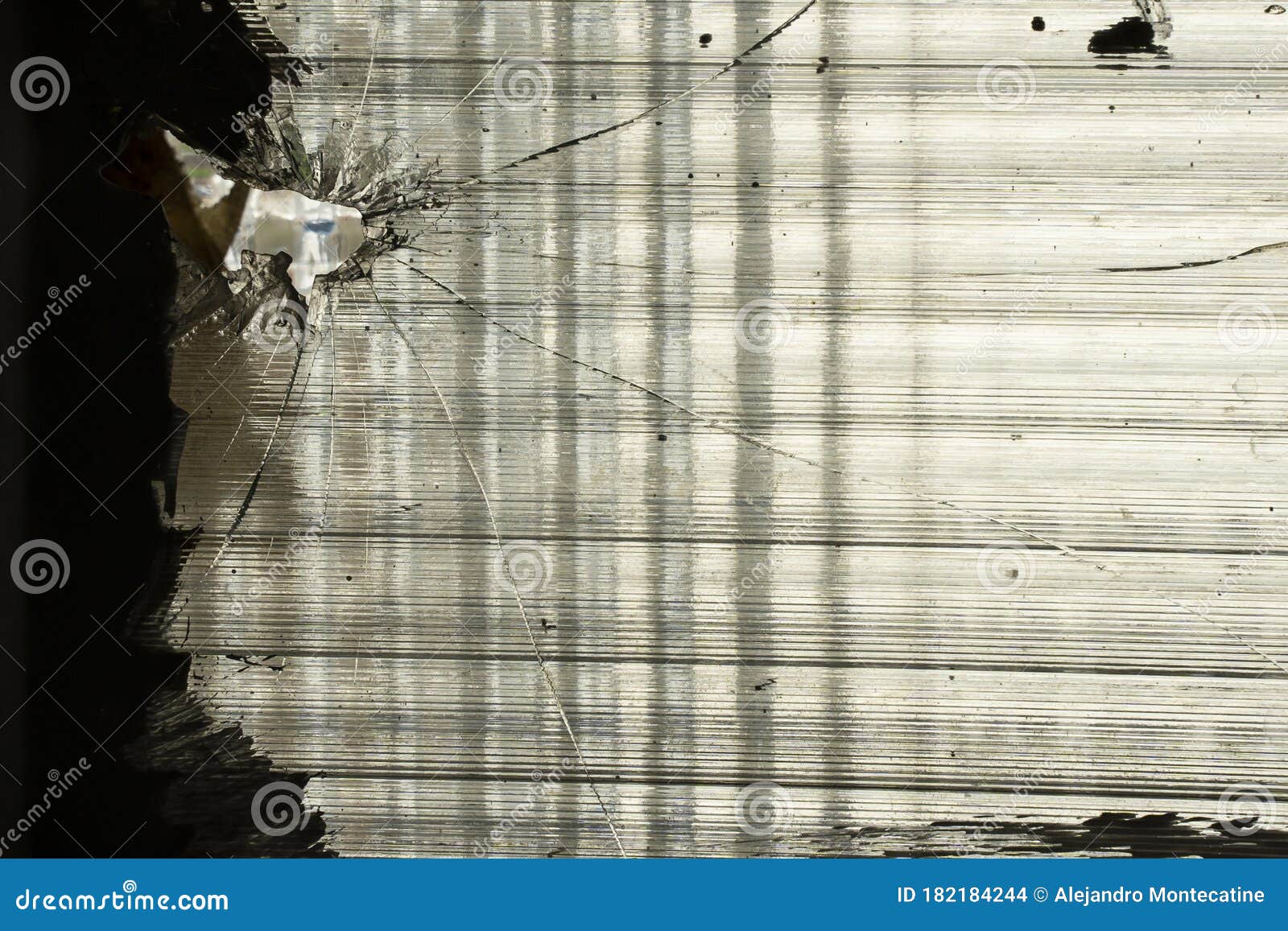 Broken Window Background. Texture Translucent Stock Photo - Image of ...