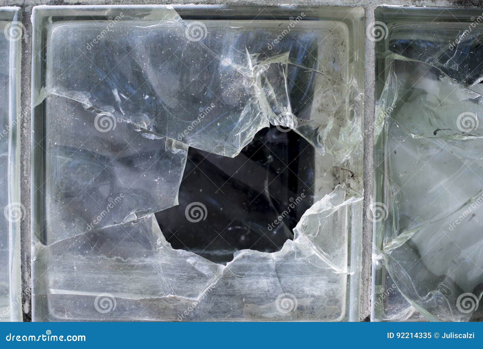 Broken Window stock image. Image of anger, pane, shatter - 92214335