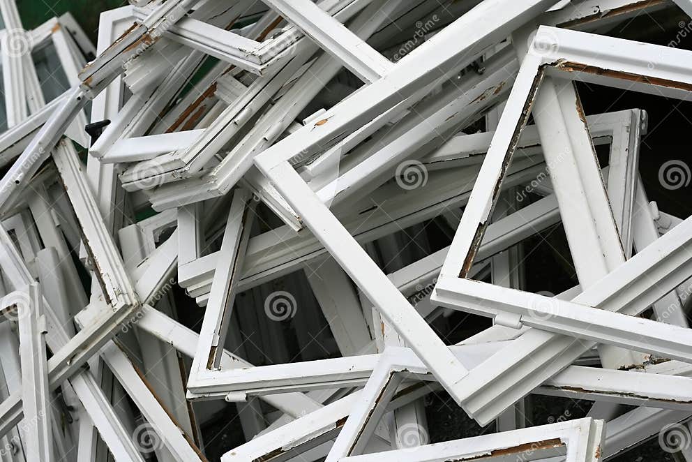 Broken window frame stock photo. Image of stack, closeup - 15292830