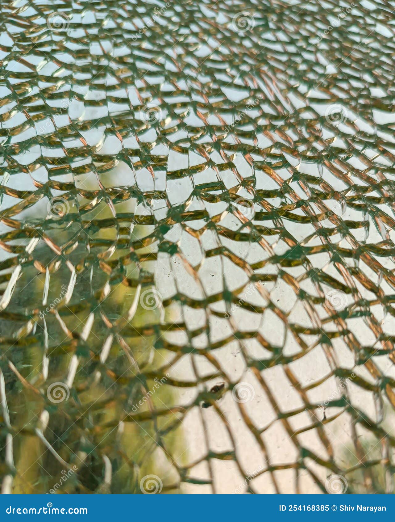 Broken Window Glass Picture, Cracks in Glass Stock Image - Image of ...