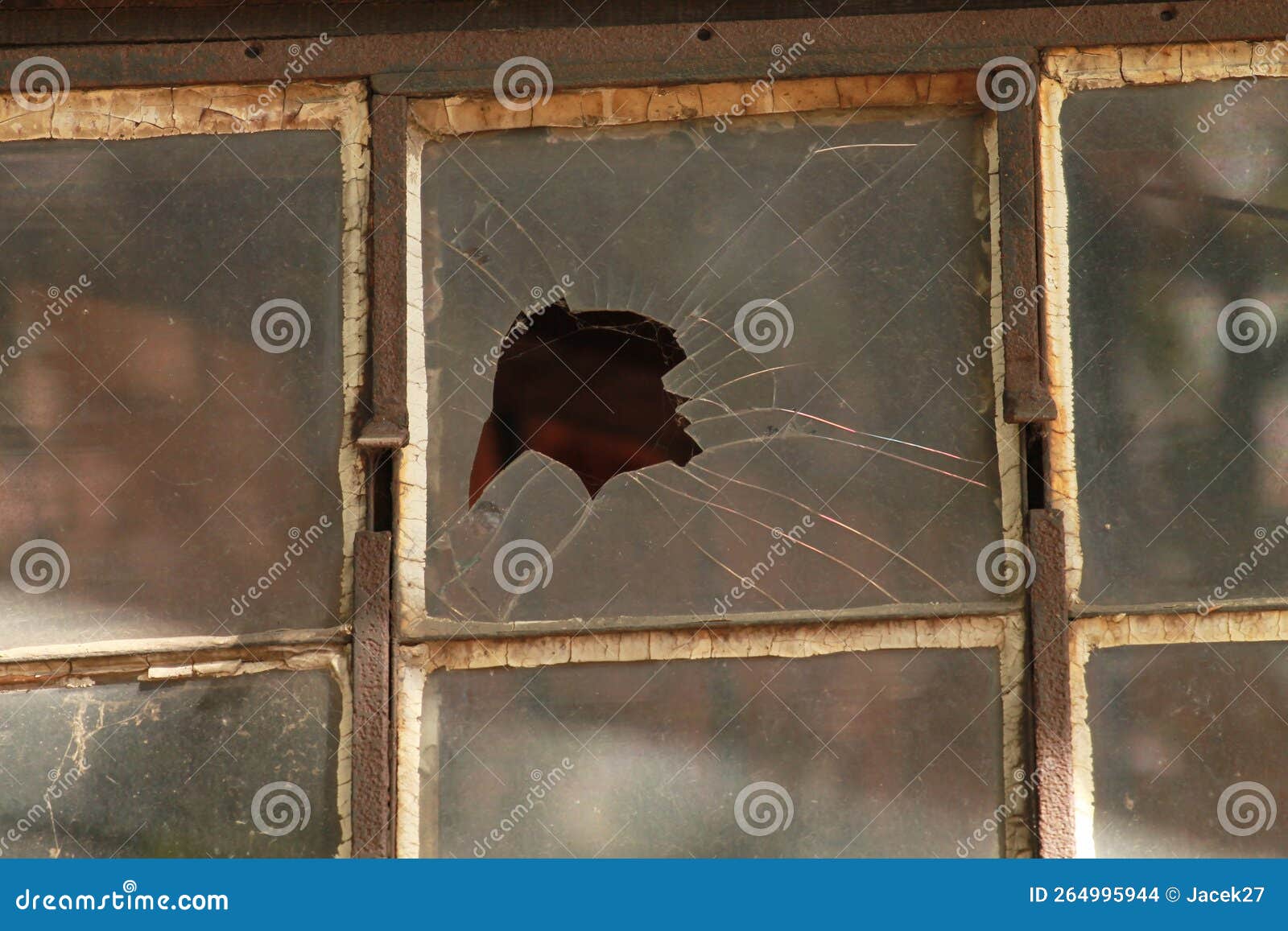 Broken window stock photo. Image of roof, wall, rock - 264995944 Broken window stock photo. Image of roof, wall, rock - 264995944