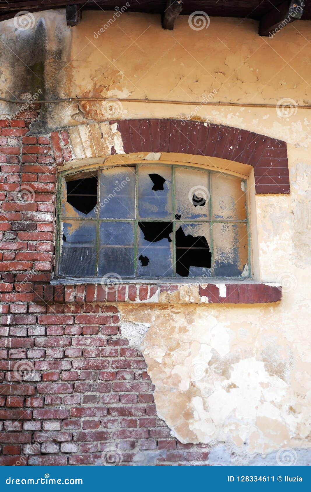 Broken window of an old stock image. Image of frame - 128334611 Broken window of an old stock image. Image of frame - 128334611