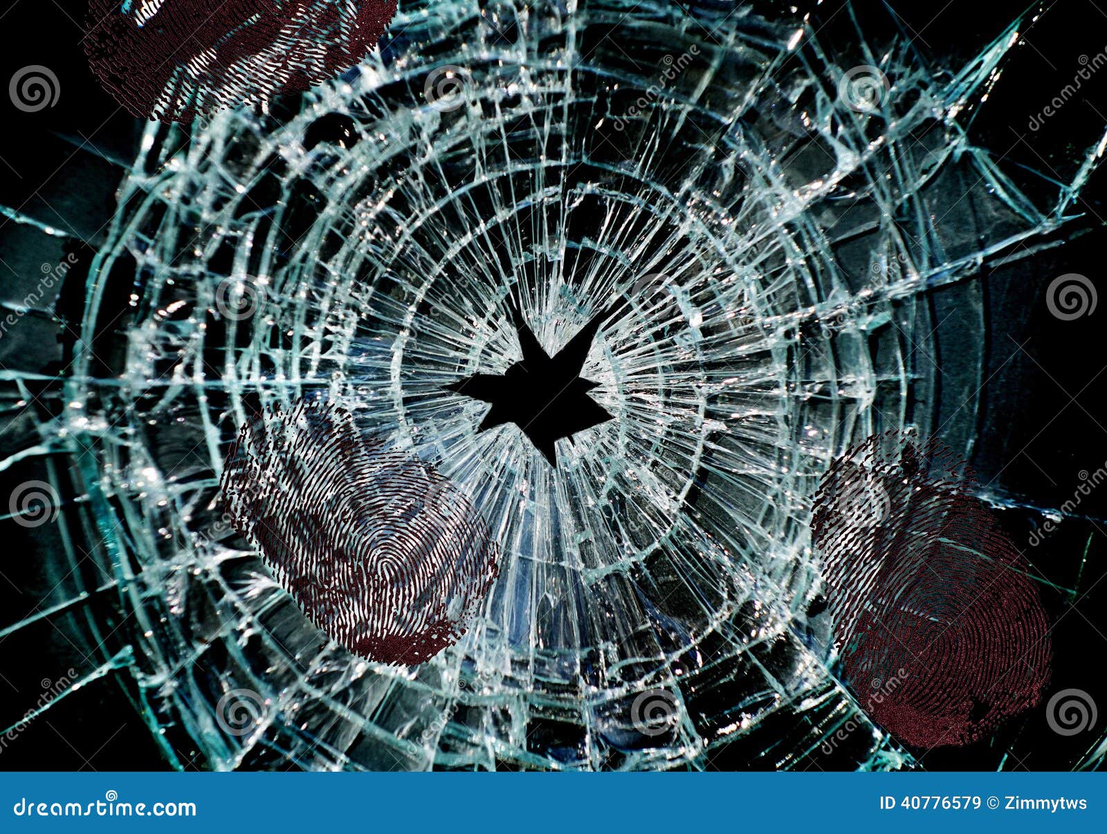 Broken window and prints stock image. Image of smashed - 40776579