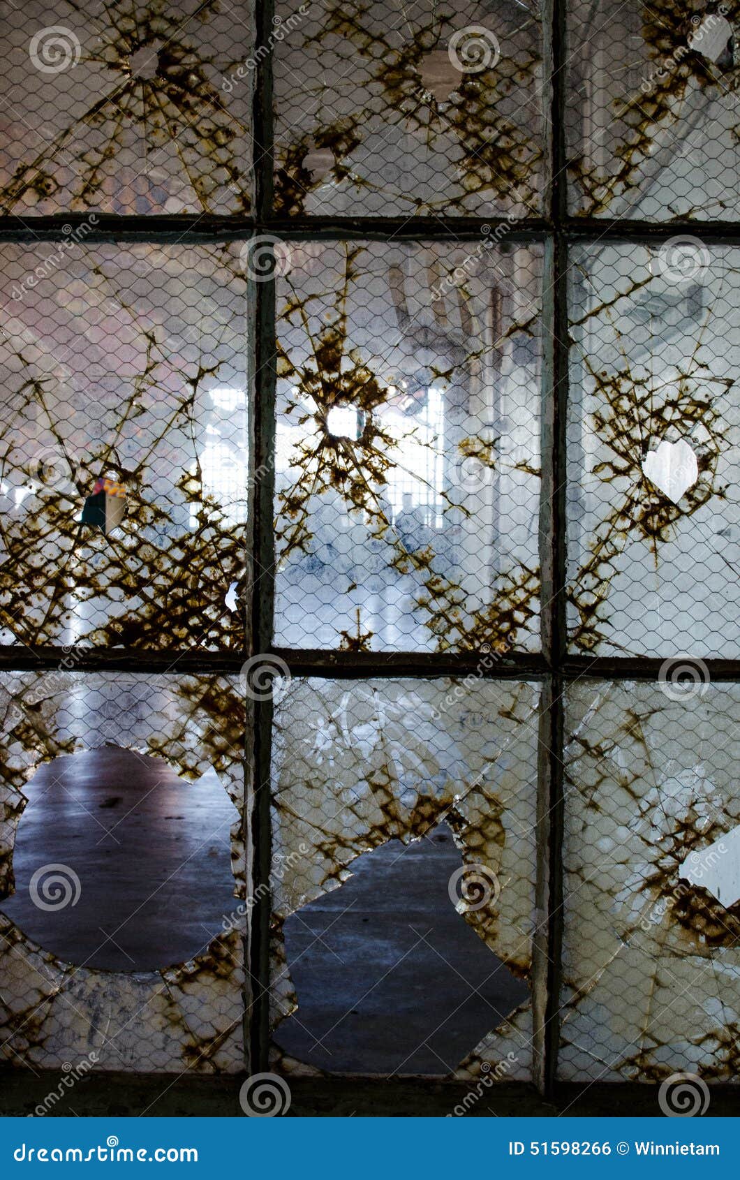 Broken Windows in Abandoned Building Stock Photo - Image of urban ...