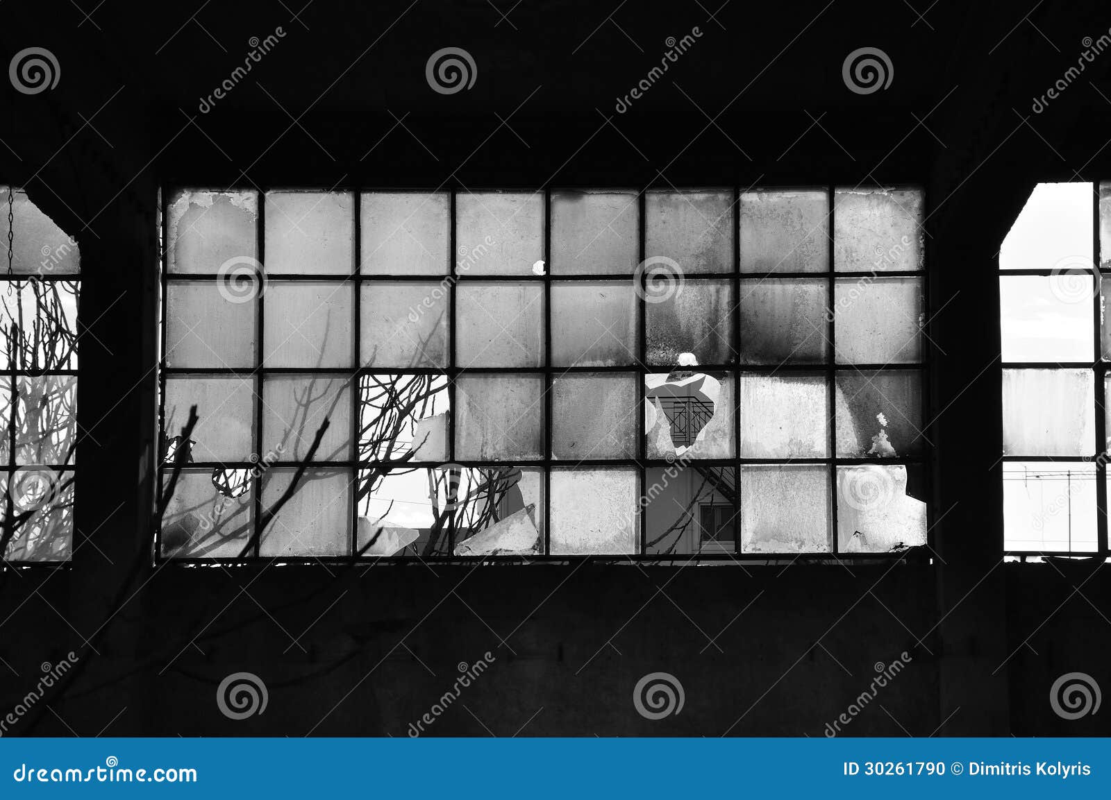 Broken Windows Of Residential Civilian Building After Russian Rocket ...
