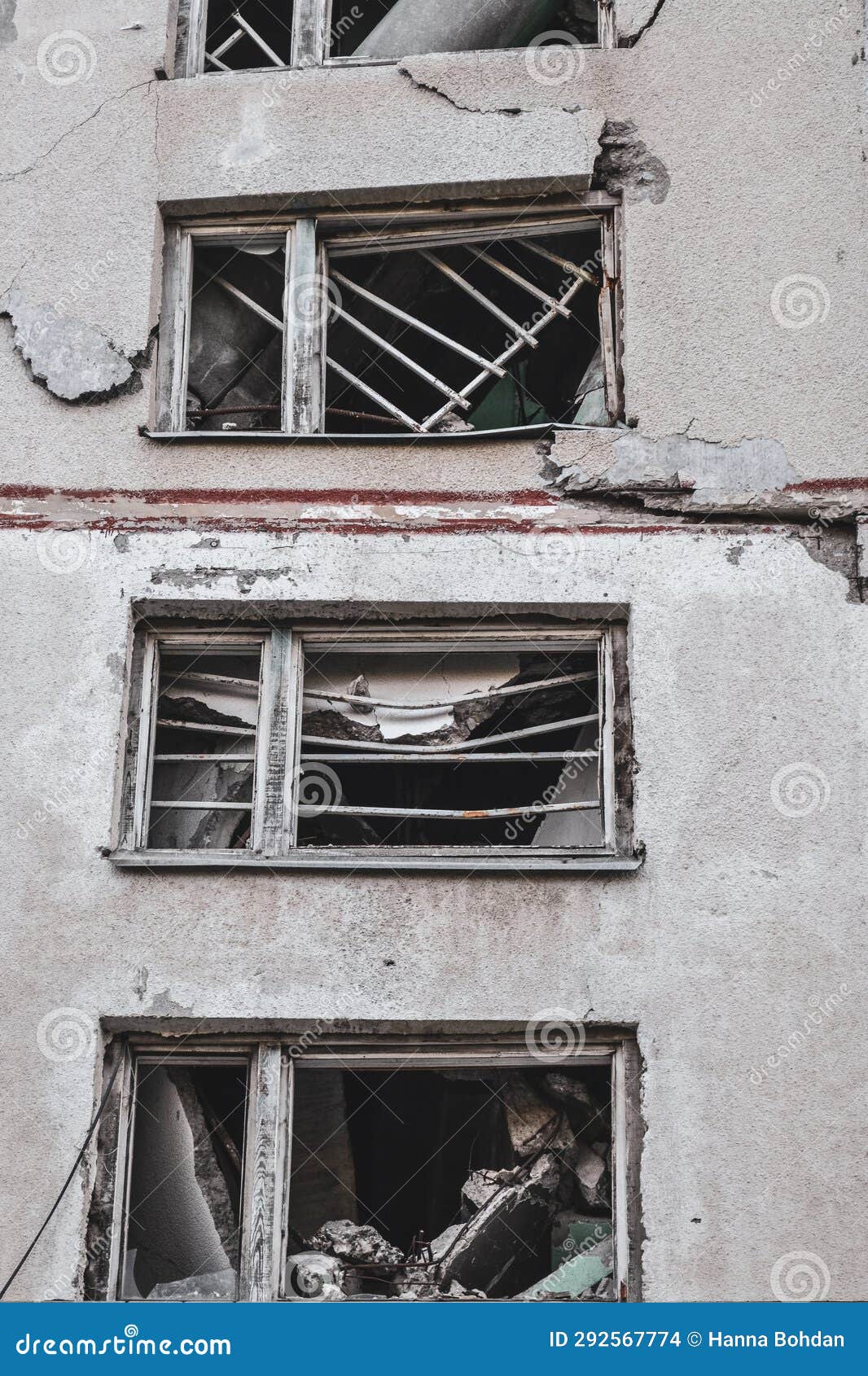 In the Broken Windows You Can See the Buried Floors from the Russian ...