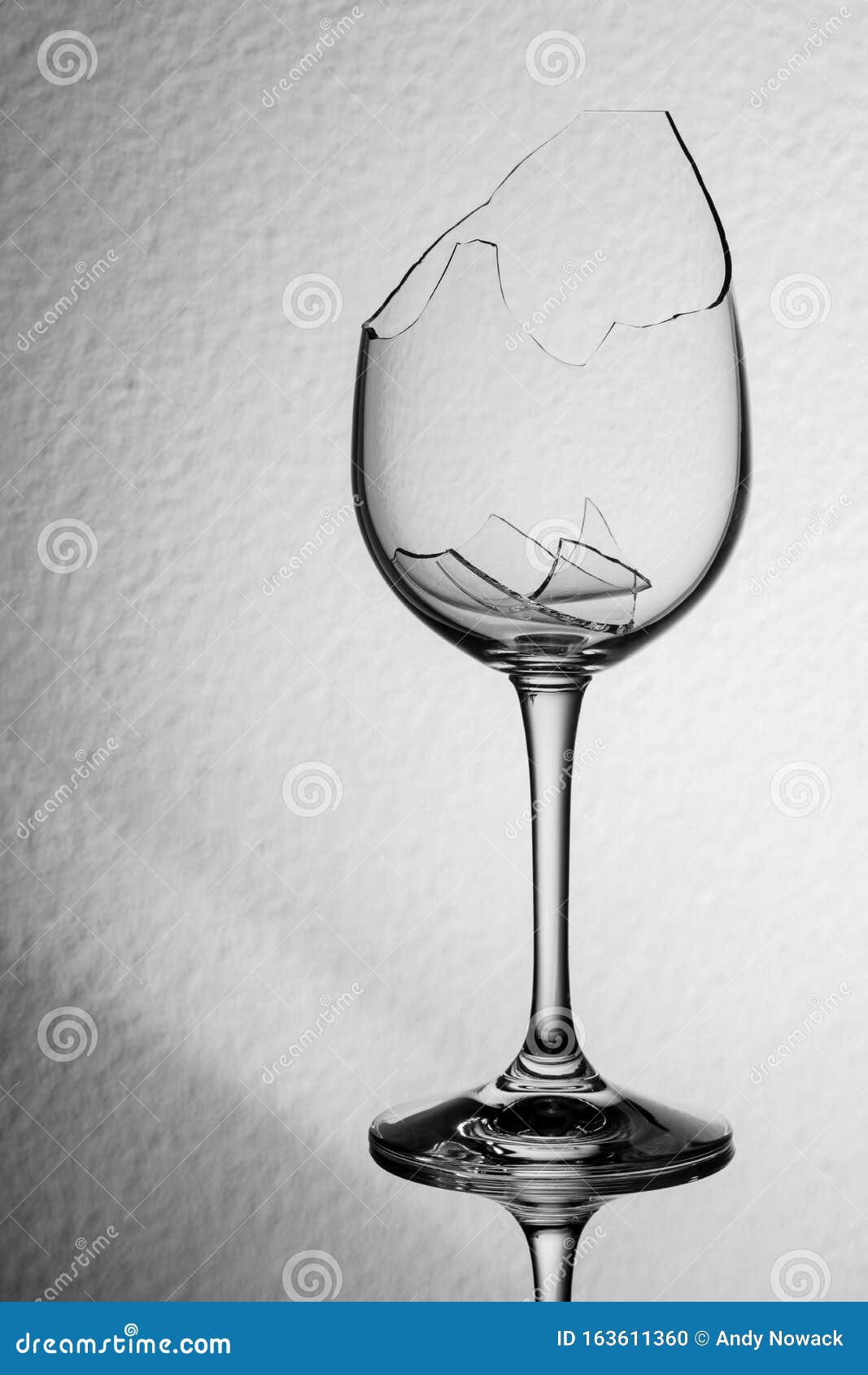 Cracked Drinking Glass