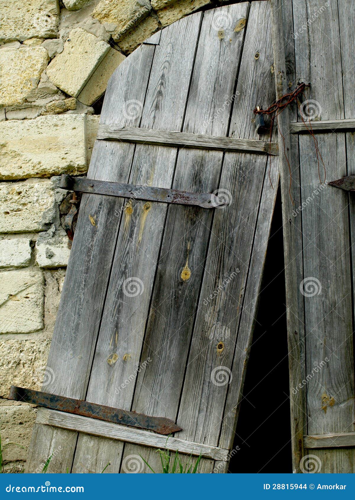 Broken wooden door stock photo. Image of texture, ancient - 28815944