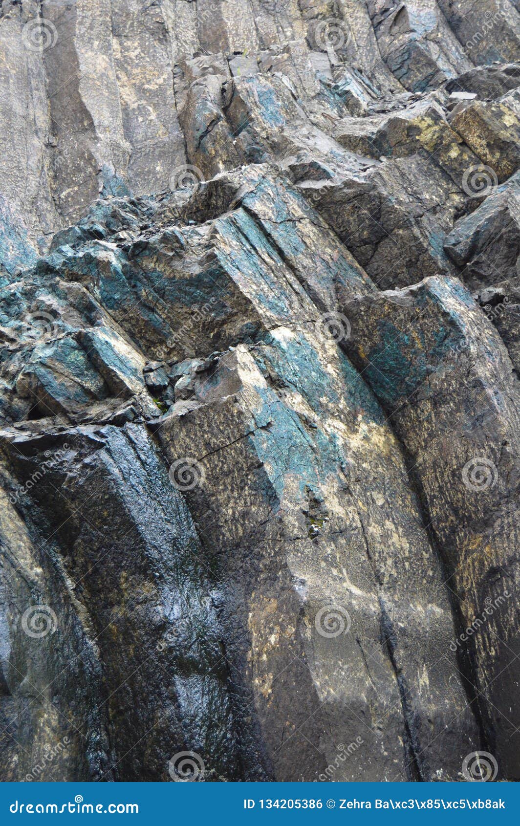 Broken rock textures stock photo. Image of abstract - 134205386