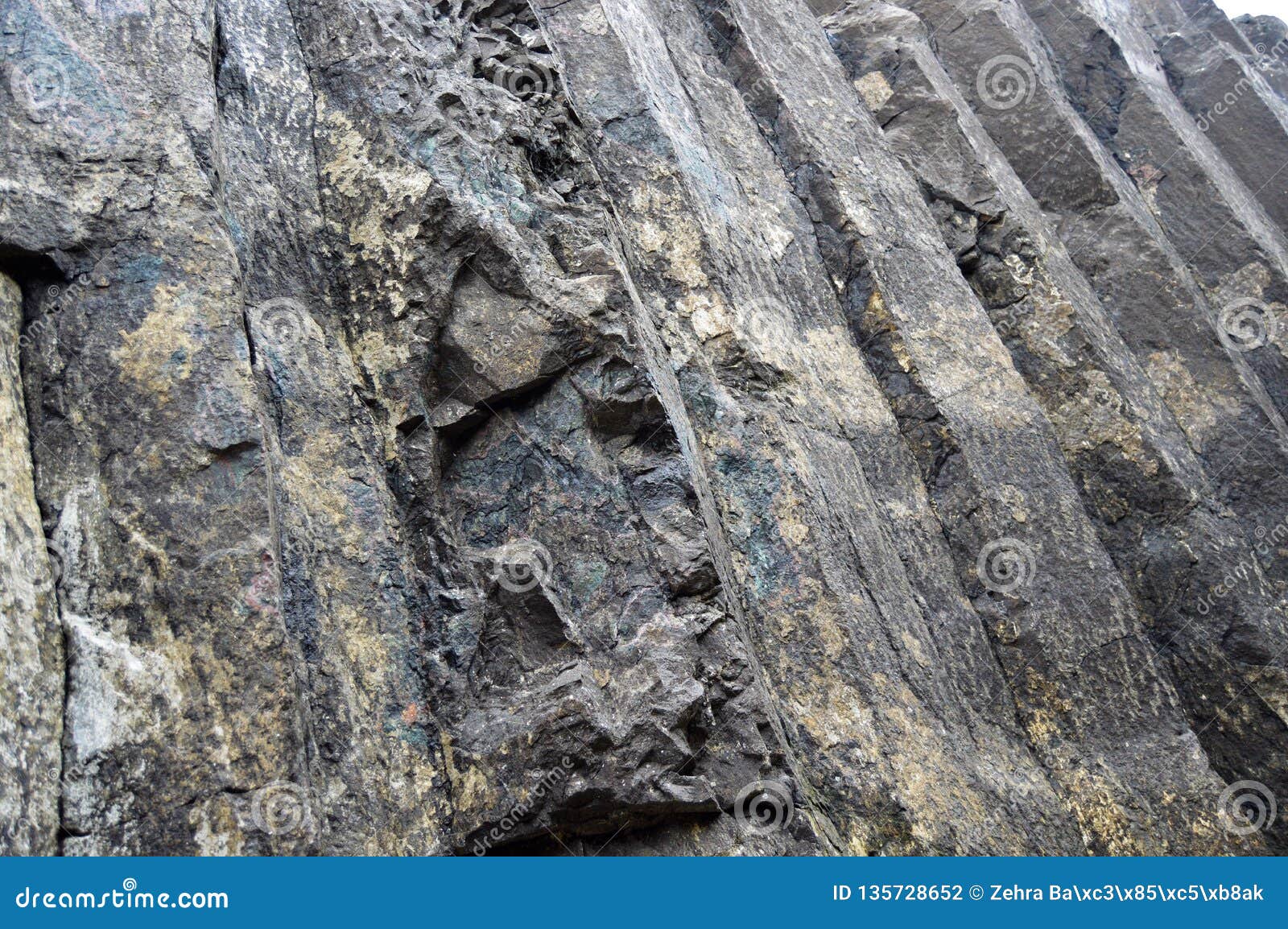 Broken rock textures stock photo. Image of floor, brown - 135728652