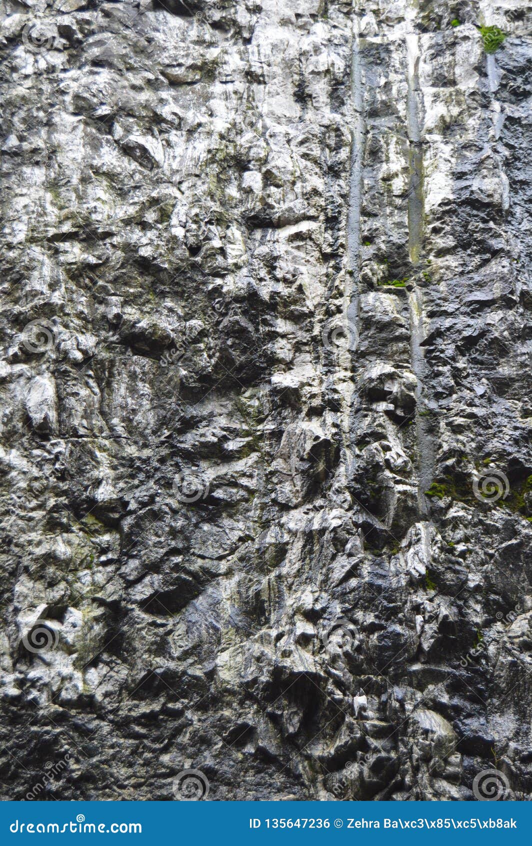 Broken rock textures stock photo. Image of build, brickwall - 135647236