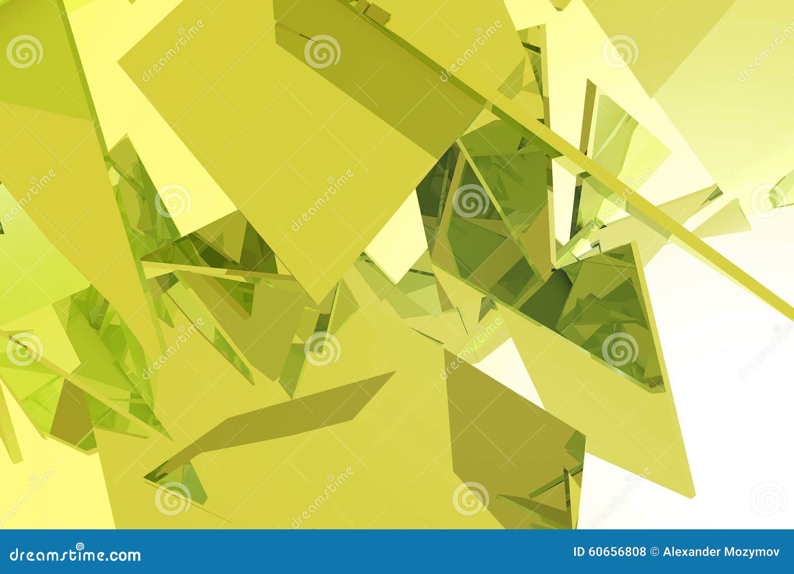 Broken yellow glass stock illustration. Illustration of broken - 60656808